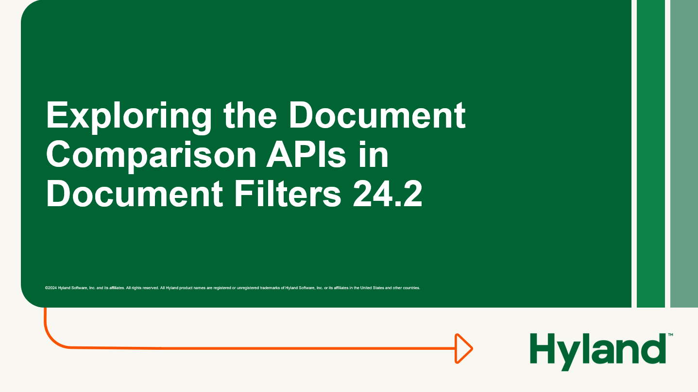 Exploring the Document Comparison APIs | Hyland Document Filters Blog